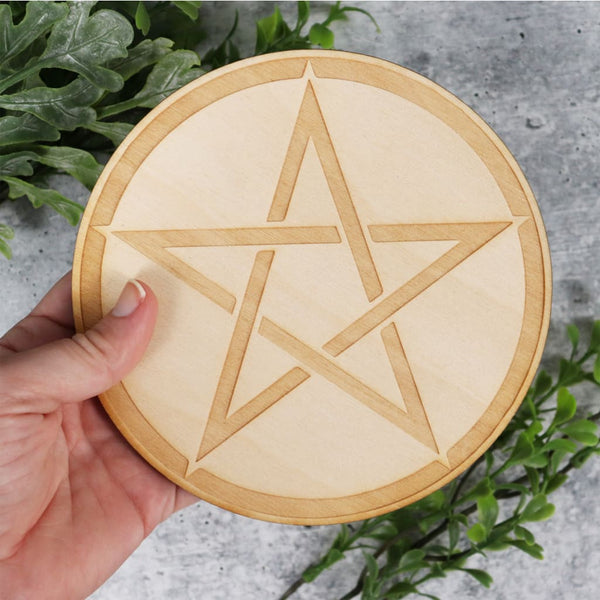 Crystals - Pentagram Crystal Grid Board Crystals - Pentagram – Sage ...