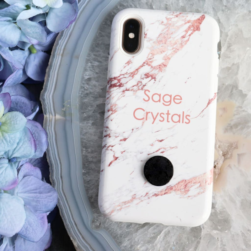 Crystals - Shungite Cell Phone Sticker Crystals - Shungite – Sage Crystals