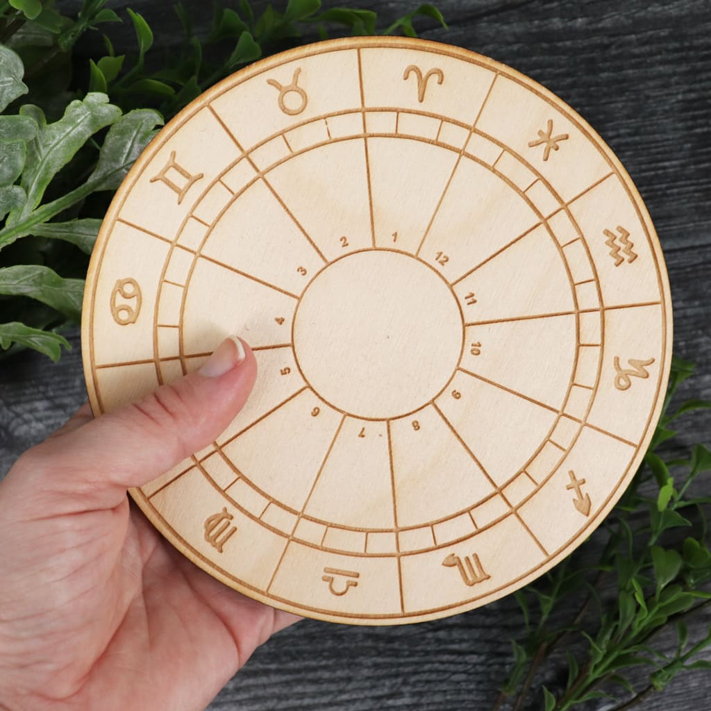 Crystals - Zodiac Wheel Crystal Grid Board Crystals - Zodiac – Sage ...