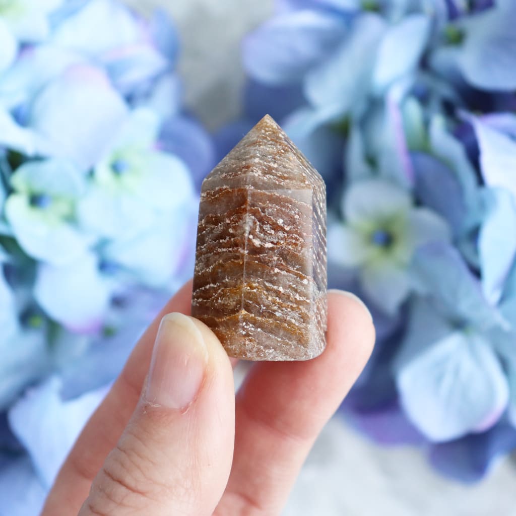 Crystals - Amphibole Thousand Layer Quartz Tower Crystals - – Sage Crystals