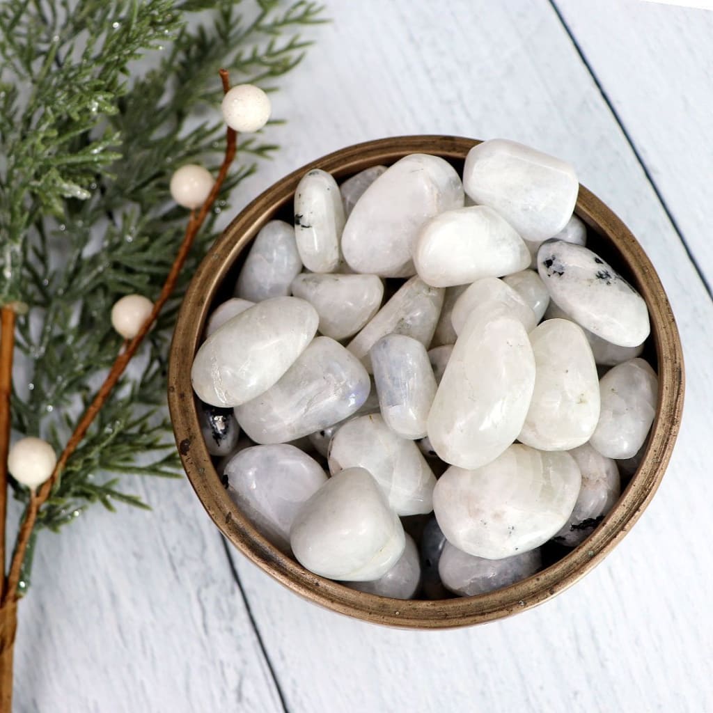 Crystals - Rainbow Moonstone Tumble Crystals - Rainbow – Sage Crystals